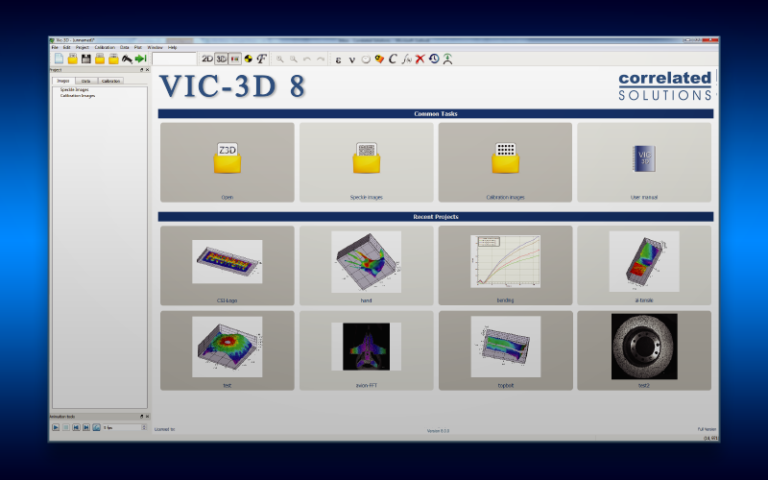 Correlated Solutions Adds New Features to VIC-3D version 8 | Hadland ...