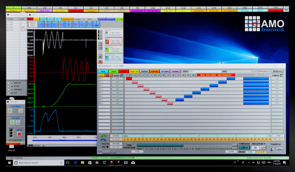AMOtronics SATURN Transient Recorder System | Hadland Imaging