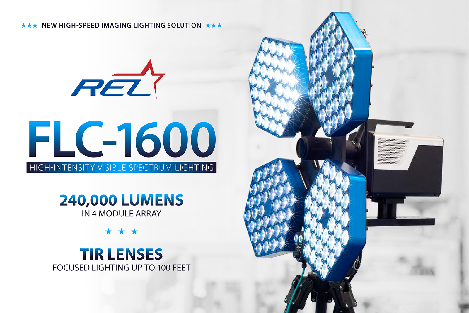 REL FLC-1600 High-Intensity Visible Spectrum Lighting System | Hadland ...